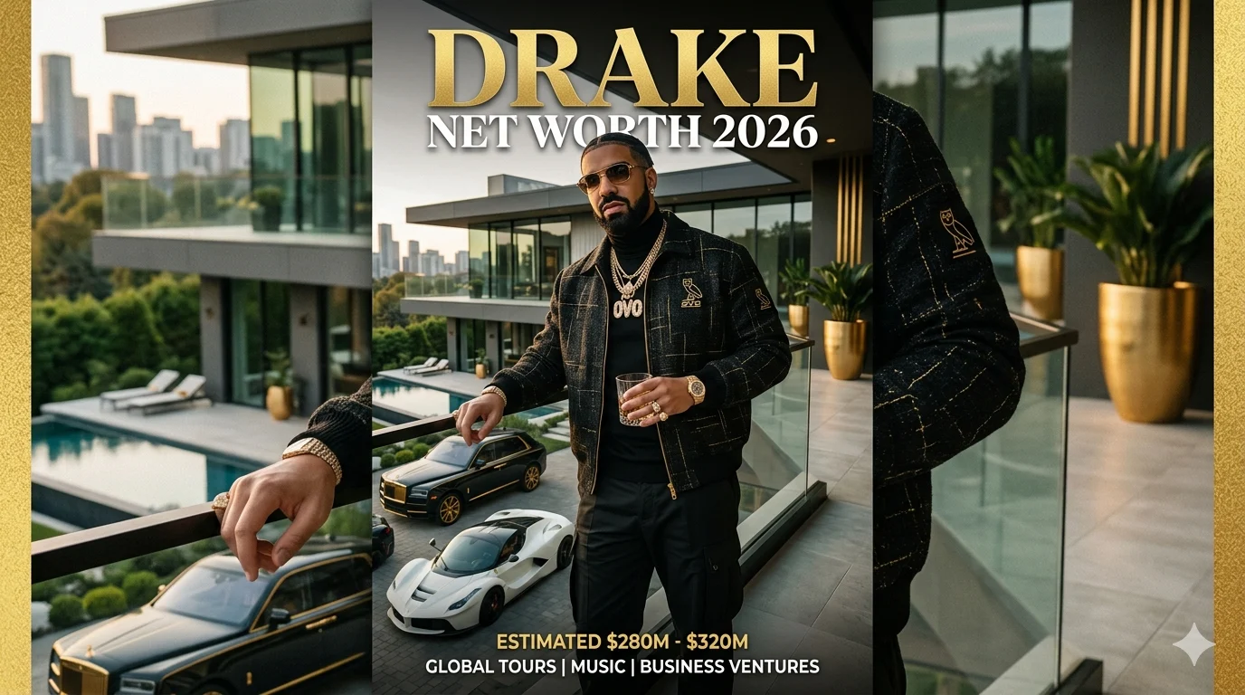 Drake Net Worth 2026: Income, Wealth, Assets & Earnings